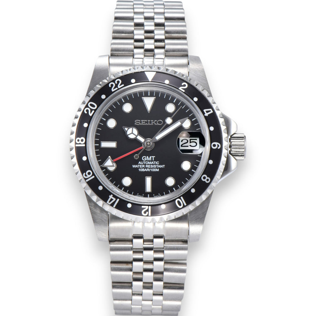 Red GMT Custom Seiko Mod Watch – ZJani Mods