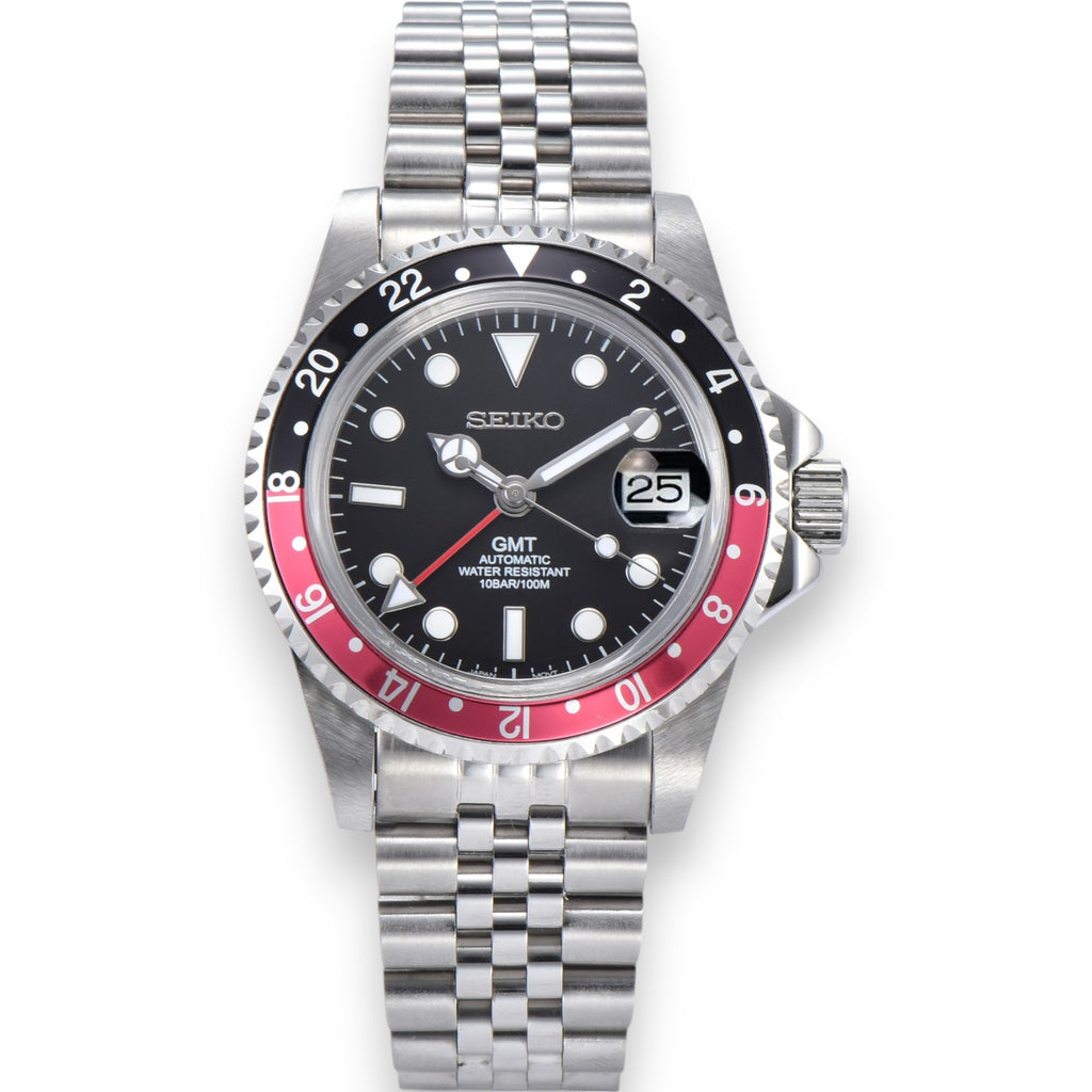 Coke GMT Custom Seiko Mod Watch – Zjanimods
