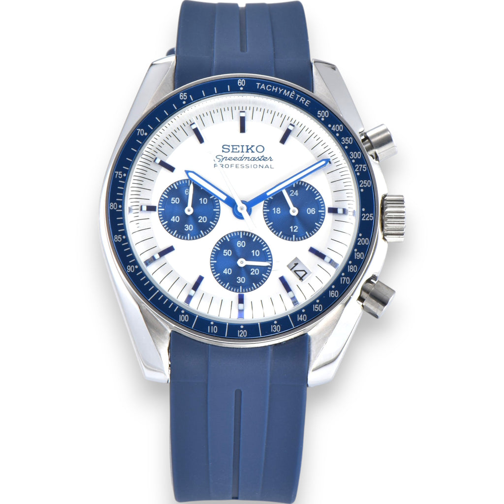 Blue Speed Seiko Mod Watch - 40mm – Zjanimods